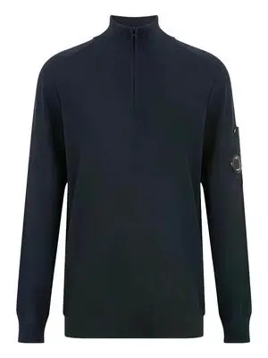 C.P. COMPANY Half-zip Sweater - Blue