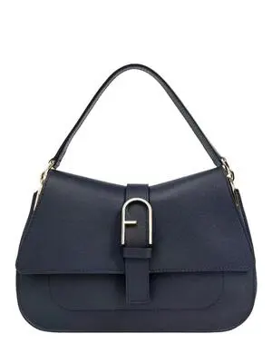 Furla Logo-buckle Shoulder Bag - Blue