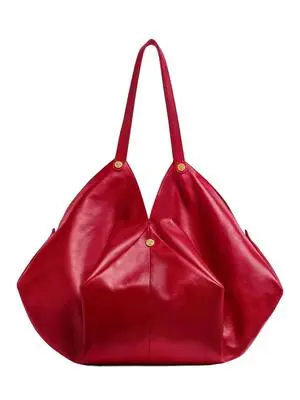 Versace Large Protea Shoulder Bag - Red
