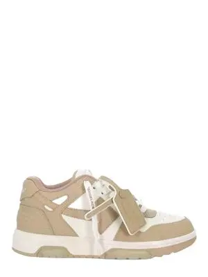 Off-White Cutout Detail Sneakers - Neutrals