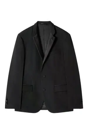 LANVIN Buttoned Wool Blazer - Black