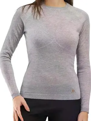 BIOMA Raglan-sleeve Base-layer Top - Grey