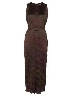 Staud Mizu Maxi Dress - Brown