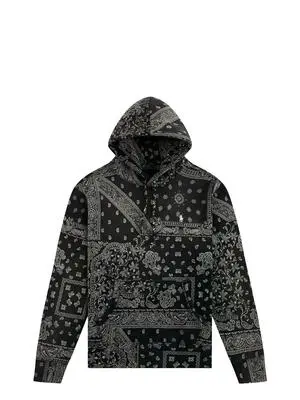Polo Ralph Lauren Bandana-print Hoodie - Black