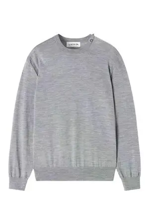 LANVIN Crew-neck Pullover - Grey
