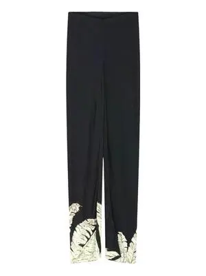 Hemant & Nandita Bias-cut Ankle-length Trousers - Black