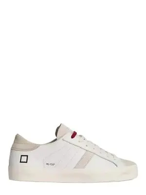D.a.t.e. Stripe Detail Lace-up Sneakers - White