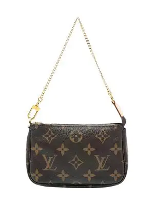 LOUIS VUITTON 2020 Monogram Mini Pochette Accessoires - Brown