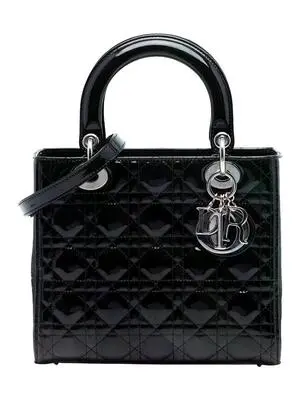 Dior 2012 Medium Lady Satchel - Black