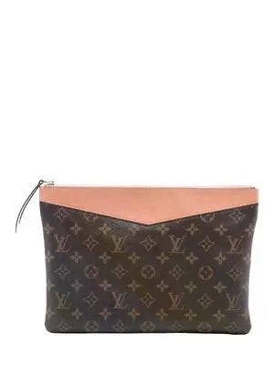 LOUIS VUITTON 2018 Monogram Daily Pouch - Brown
