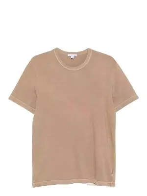 JAMES PERSE Crew-neck T-shirt - Neutrals