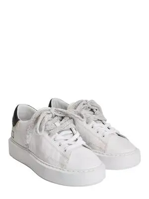 D.a.t.e. Lace-up Leather Sneakers - White