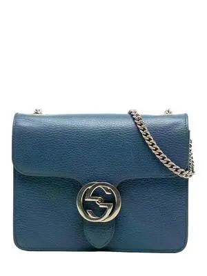 Gucci Small Interlocking G Crossbody Bag - Blue