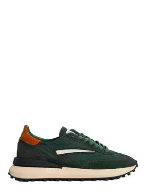 D.a.t.e. Panelled Suede Sneakers - Green
