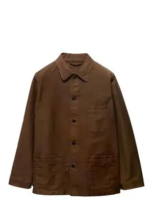 Prada Cotton Blouson Jacket - Brown