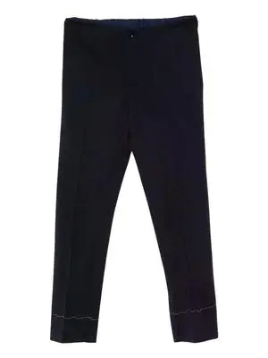 Brioni Trim-detail Trousers - Blue
