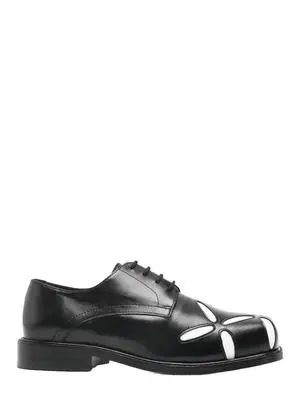 STEFAN COOKE Square-toe Oxford Shoes - Black