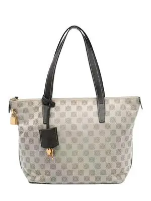 Loewe 2010 Anagram Canvas Tote Bag - Brown