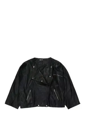 Bimba Y Lola Leather Jacket - Black