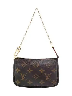 LOUIS VUITTON 2019 Monogram Mini Pochette Accessoires Handbag - Brown