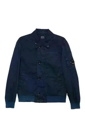 C.P. COMPANY Buttoned Bomber Jacket - Blue