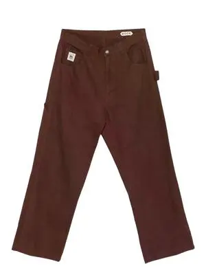 BODE Patch-detail Trousers - Brown