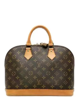LOUIS VUITTON 1999 Monogram Alma Pm Handbag - Brown