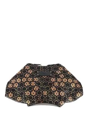 ALEXANDER MCQUEEN Manta Printed Leather Clutch