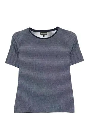 Emporio Armani Textured T-shirt - Blue