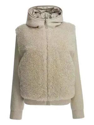 CAMÉLIA Hooded Padded Jacket - Neutrals