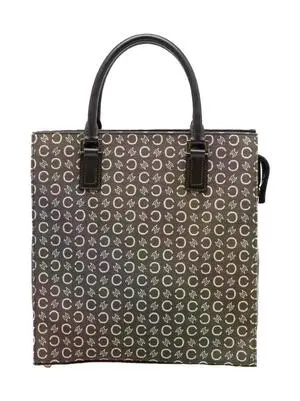 Celine Macadam Canvas Tote Bag - Brown