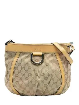 Gucci Gg Canvas Abbey D-ring Crossbody Bag - Brown