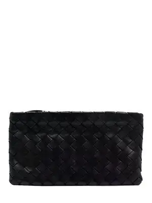 BOTTEGA VENETA Small Nappa Intrecciato Zip Pouch