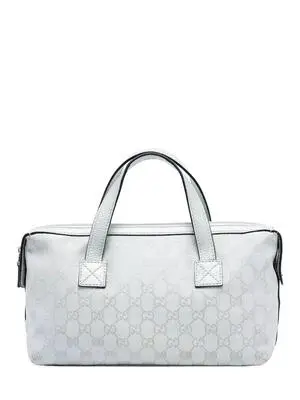 Gucci Gg Canvas Handbag - Silver