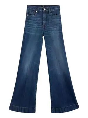 7 FOR ALL MANKIND Flared Five-Pocket Jeans