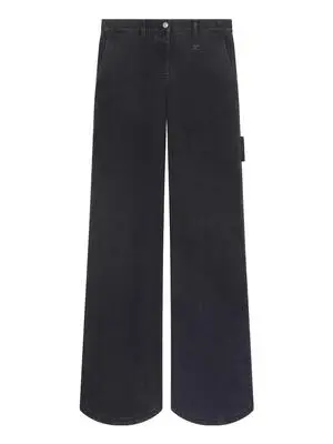 COURREGES Hammer Baggy Jeans - Black
