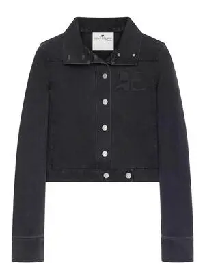 COURREGES Reedition Denim Jacket - Black