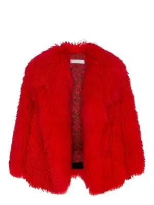 Philosophy Di Lorenzo Serafini Textured Long-sleeved Coat - Red