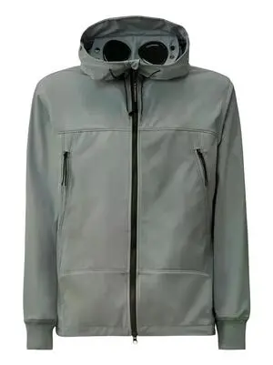 C.P. COMPANY Hooded Zip-up Jacket - Green