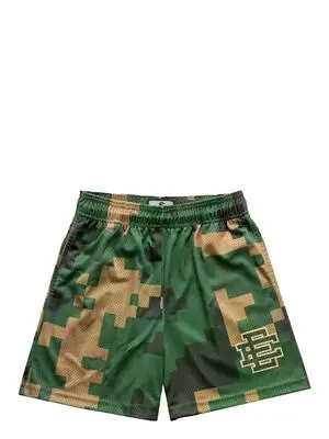 ERIC EMANUEL Camouflage-pattern Track Shorts - Green