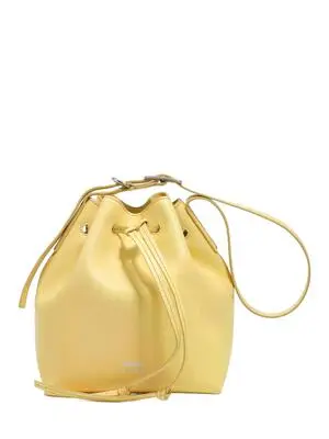 Bimba Y Lola Large Drawstring Bucket Bag - Yellow