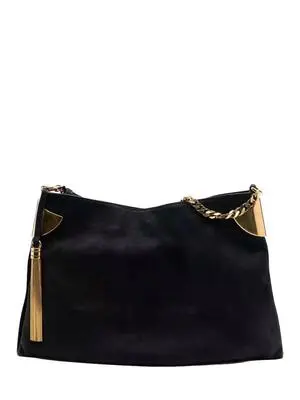 Gucci 2000-2015 Medium Nubuck 1970 Shoulder Bag - Black