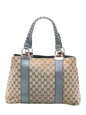 Gucci Gg Canvas Libeccio Tote Bag - Brown