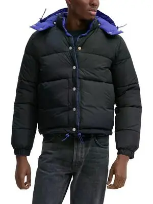 A.p.c. Hooded Puffer Jacket - Black