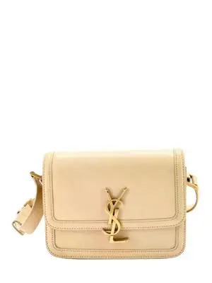 Saint Laurent Solferino Small Crossbody Bag - Neutrals