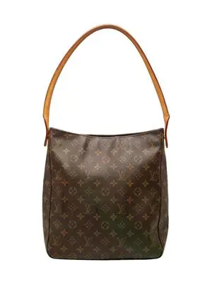 LOUIS VUITTON 2000 Monogram Looping Gm - Brown