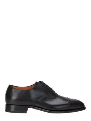 Polo Ralph Lauren Denver Leather Oxford Shoes - Black