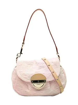 LOUIS VUITTON 2000-2025 Monogram Denim Crossbody Bag - Pink