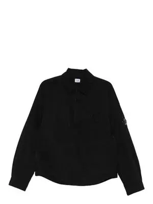 C.P. COMPANY Buttoned Pocket Shirt - Black