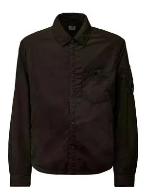 C.P. COMPANY Chrome-r Padded Lens Overshirt - Black